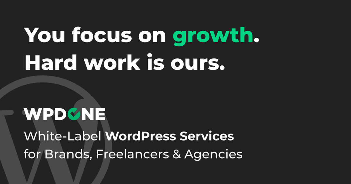 WordPress Maintenance Service - WPDone
